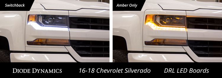 2016-2018 Chevrolet Silverado DRL LED Boards – Wise Detailz Automotive ...