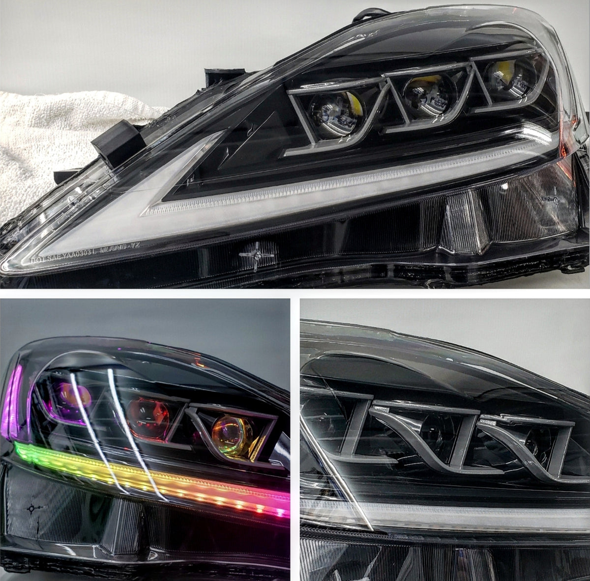 2006-2014 Lexus iS250/iS350/iSF Headlights – Wise Detailz Automotive ...